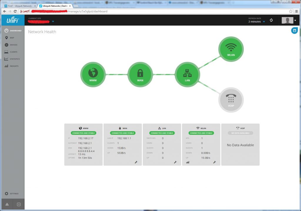 Router UniFi USG – WLAN Hardware